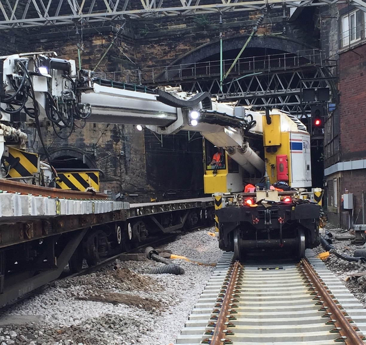 SB Rail Kirow cranes deliver on Liverpool Lime Street Upgrade - SB Rail